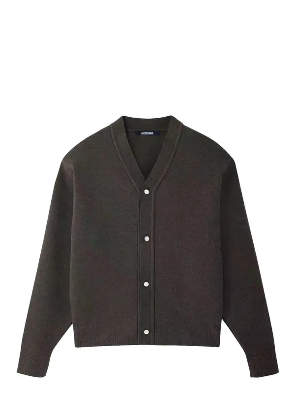 Jacquemus V-neck Cardigan - Brown