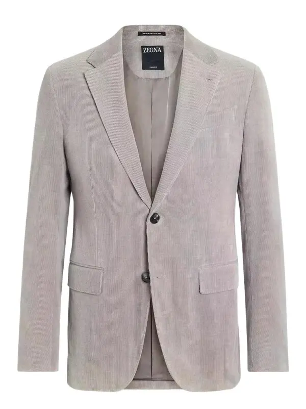 Zegna Corduroy Blazer - Grey