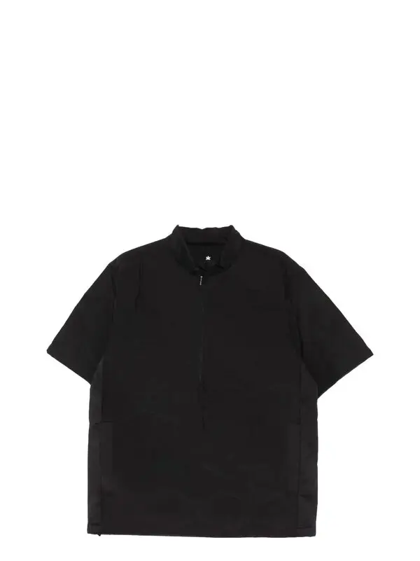 SNOW PEAK Zip-up Sweater - Black