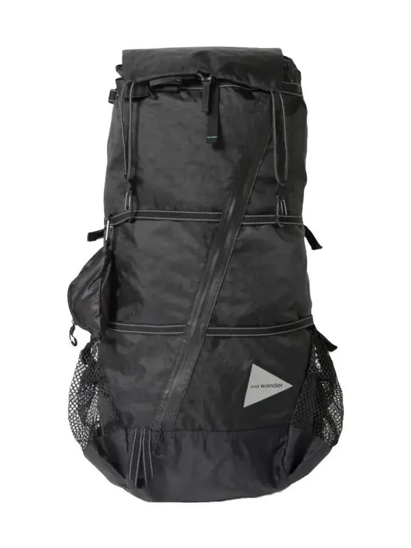 AND WANDER Ecopak 45l Drawstring Backpack - Black