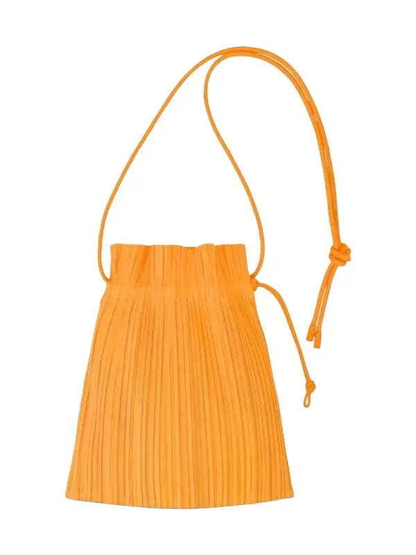 Issey Miyake Mini Pleated Cross-body Bag - Orange