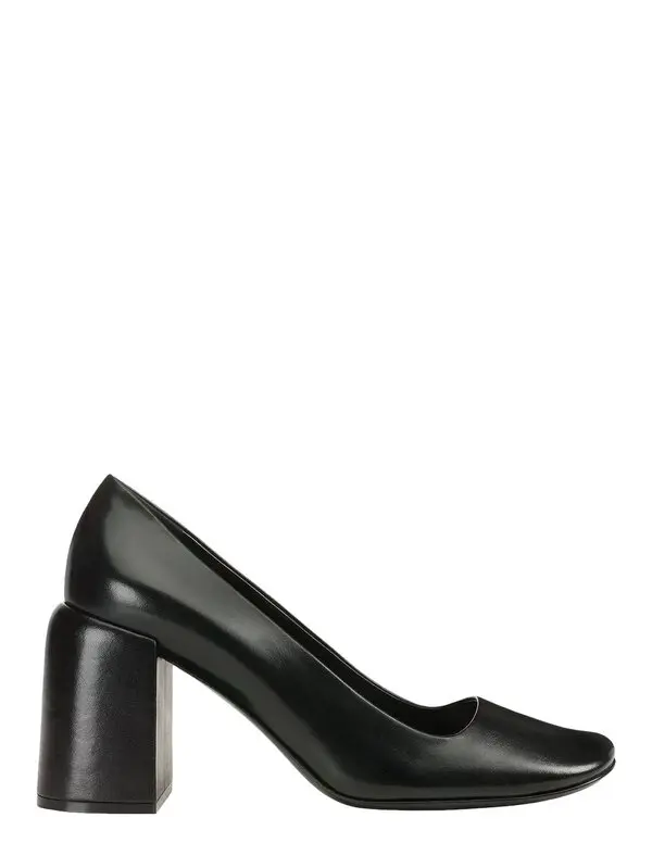 SERGIO ROSSI 80mm Square Block-heel Pumps - Black