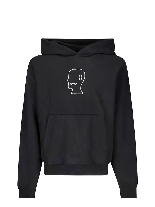 BRAIN DEAD Logo-print Hoodie - Black
