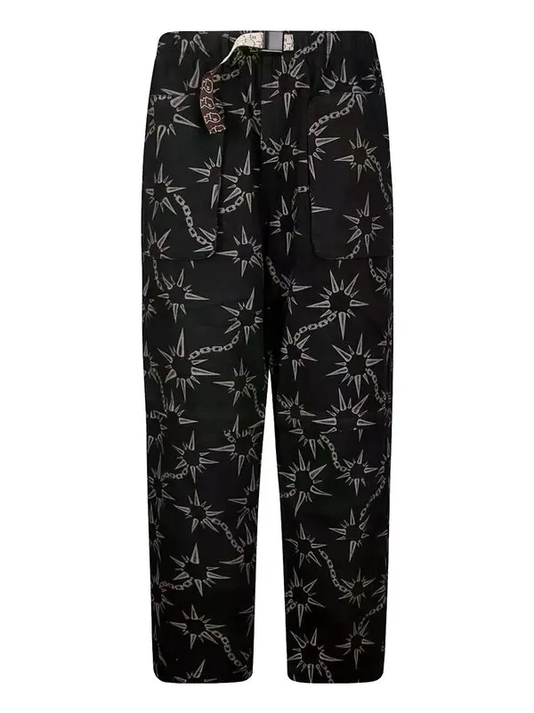 BRAIN DEAD Printed Trousers - Black