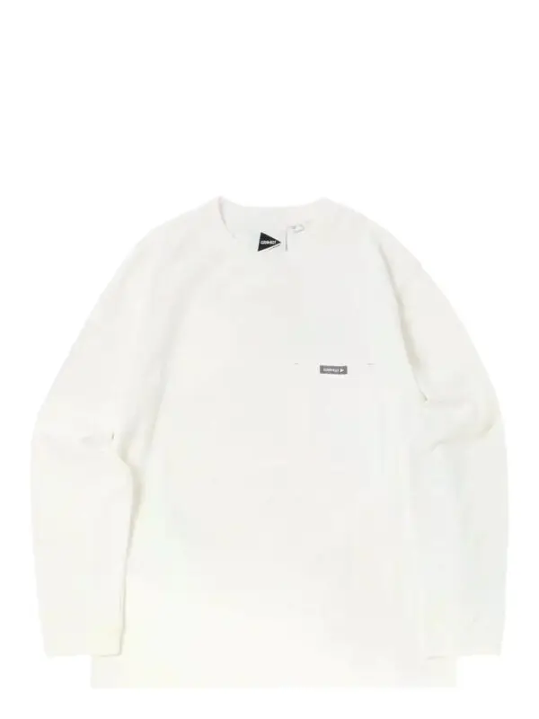 AND WANDER Chest-pocket Long-sleeve T-shirt - Neutrals