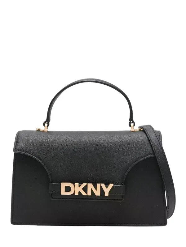Dkny Avril Flap Satchel - Black