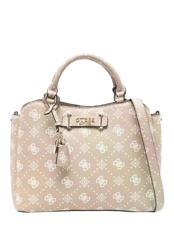 Guess Logo-plaque Shoulder Bag - Neutrals