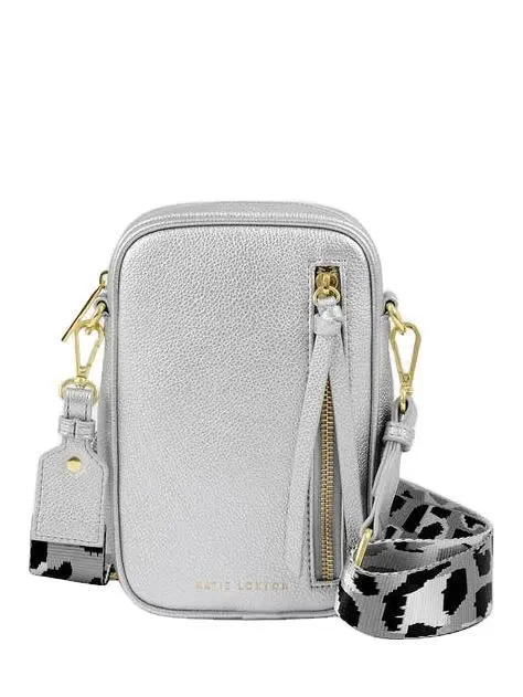 KATIE LOXTON Hallie Small Crossbody Bag - Silver