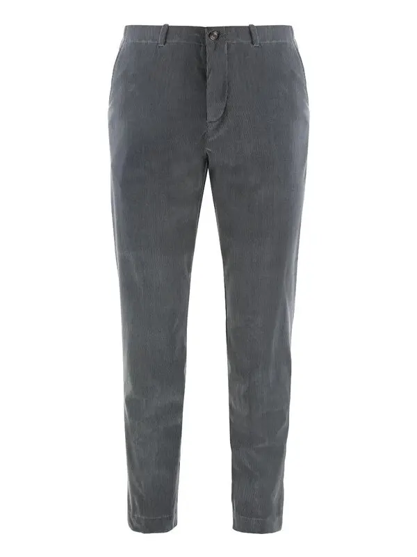 RRD Corduroy Straight Leg Pants - Grey