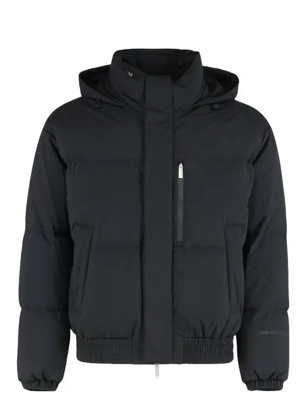 Herno Down Jacket With Hood - Black