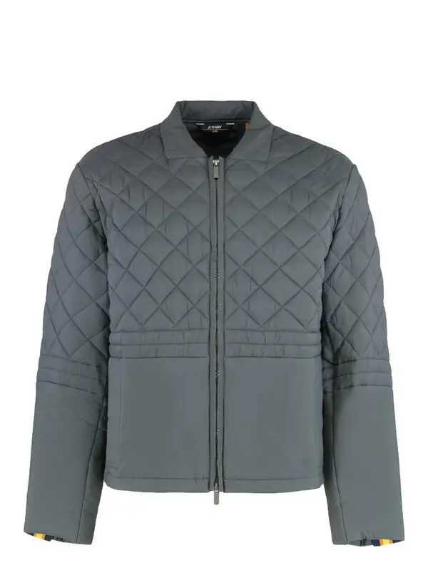 K-WAY Bariol Technical Fabric Jacket - Grey