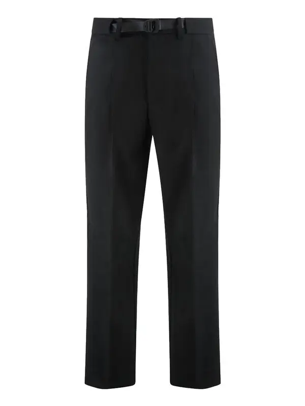 Moncler Twill Trousers - Black