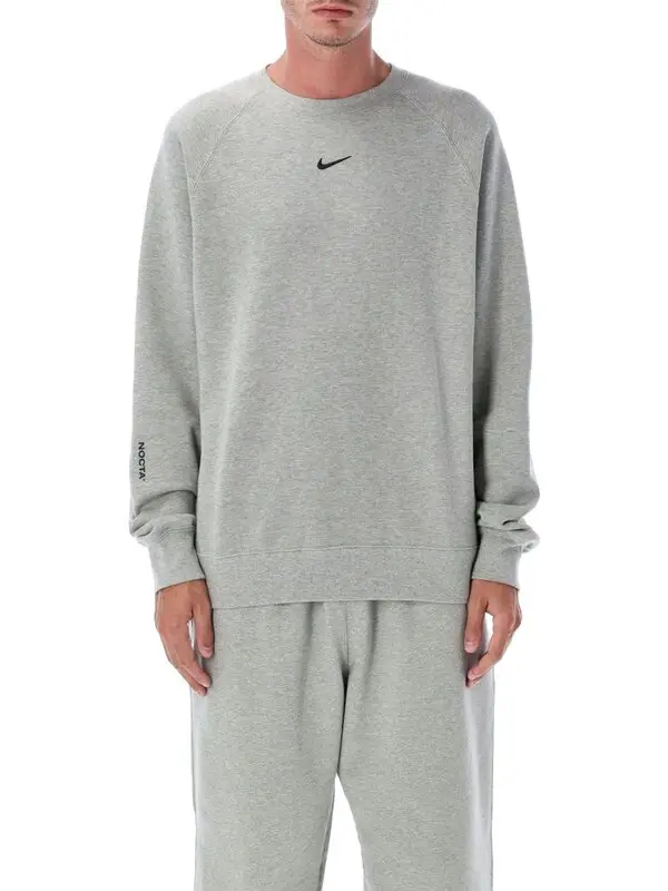Nike Nocta Fleece Crewneck Sweatshirt - Grey