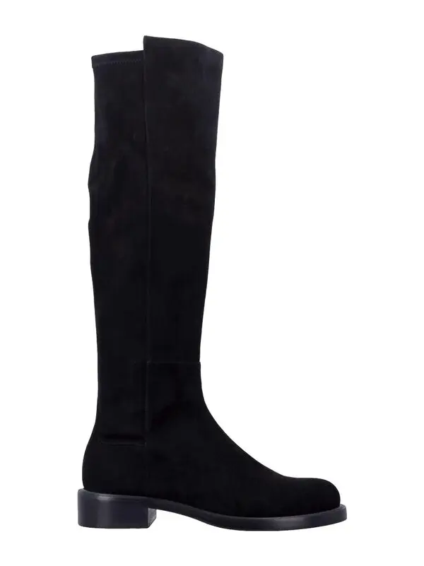STUART WEITZMAN 5050 Gisele Knee-high Leather Boots - Black