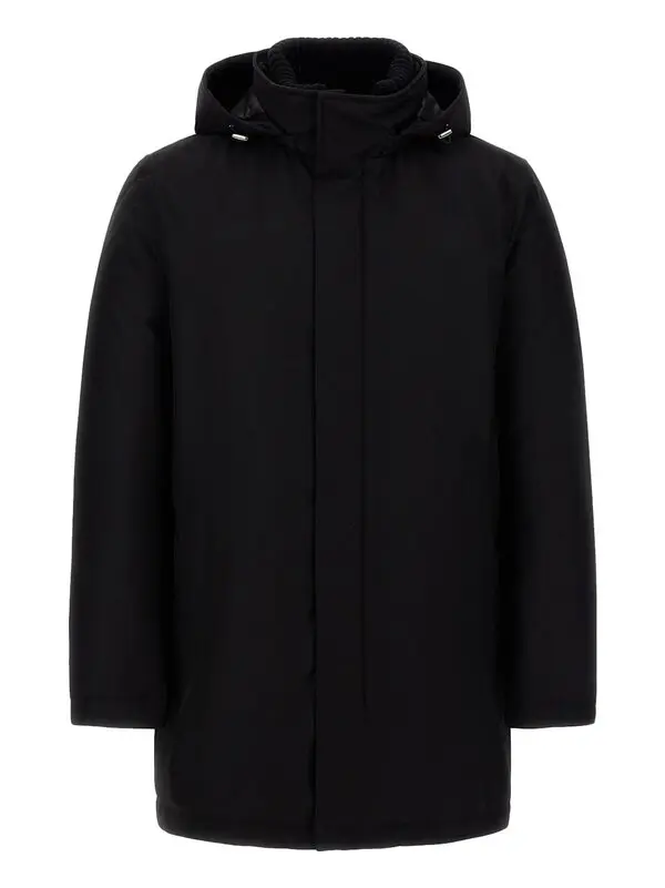 Herno Subzero Jacket With Hood - Black