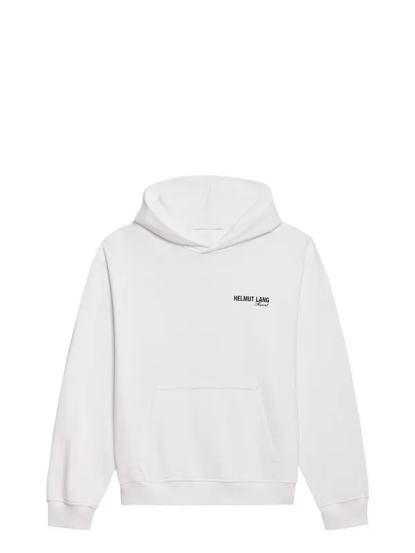 Helmut Lang Ski Map Cotton Hoodie - Wht