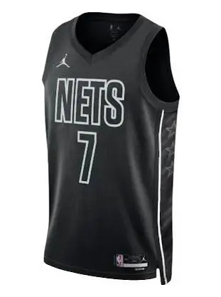 JORDAN Kevin Durant Brooklyn Nets 2023 Jersey - Black