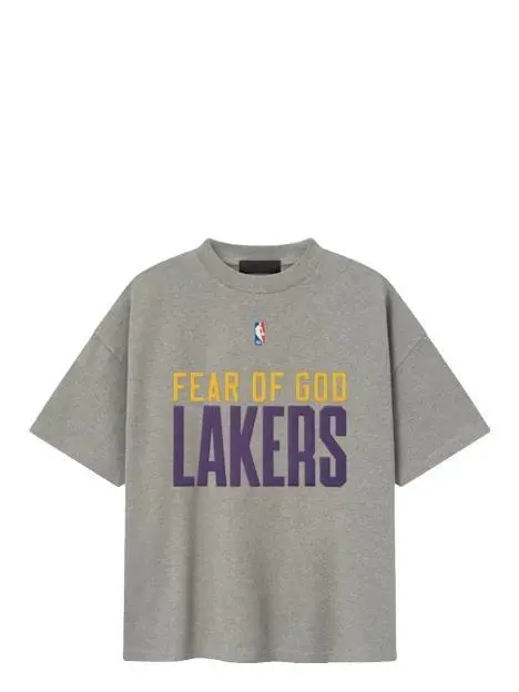 Fear Of God Essentials Lakers 90's Tee Shirt - Concrete Heather