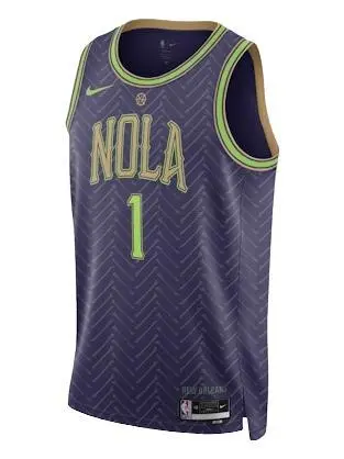 Nike Zion Williamson Pelicans 24/25 Drifit Jersey - Purple