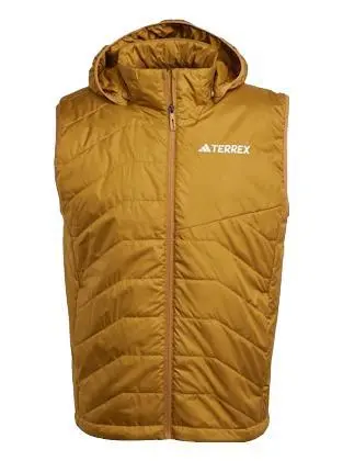 Adidas Terrex Climawarm Insulated Hooded Vest - Bronze Strata
