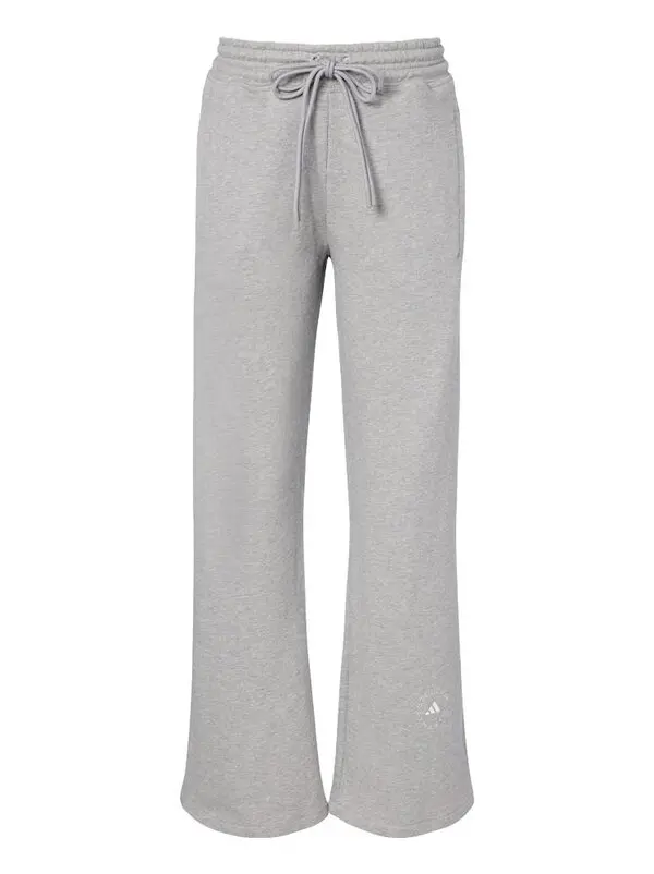 Adidas By Stella McCartney Cotton Jersey Sweatpants - Grey