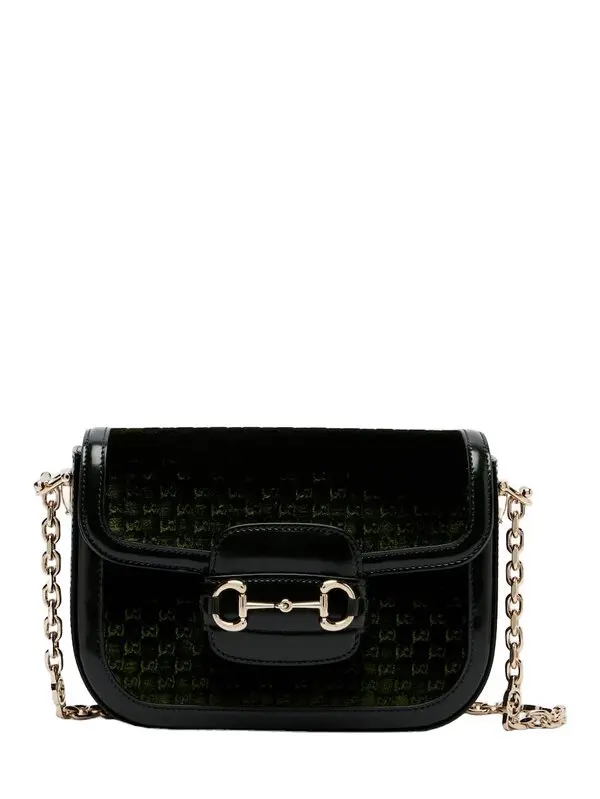 Gucci Horsebit 1955 Small Shoulder Bag - Green