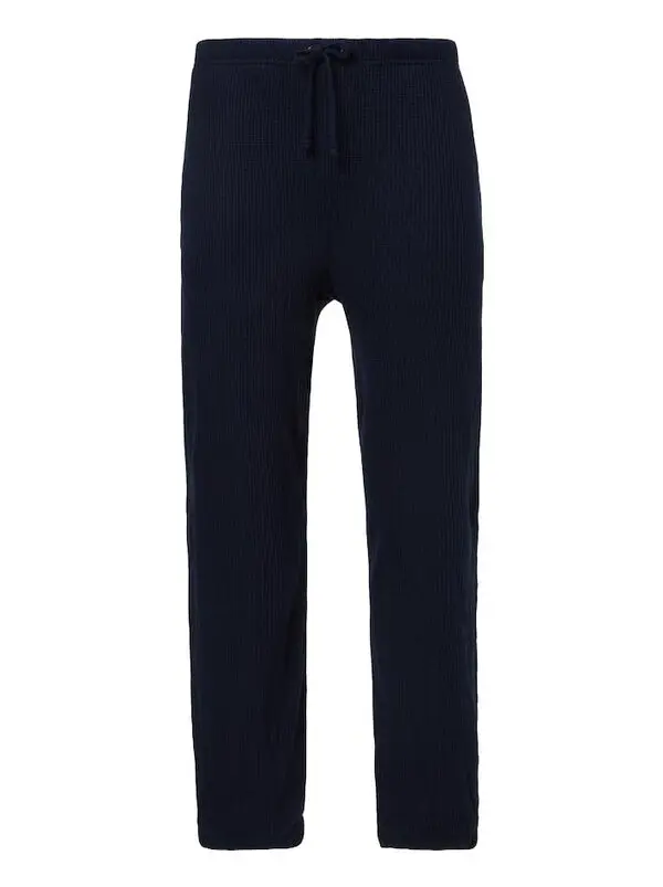 Polo Ralph Lauren Waffle-knit Straight Pants - Blue