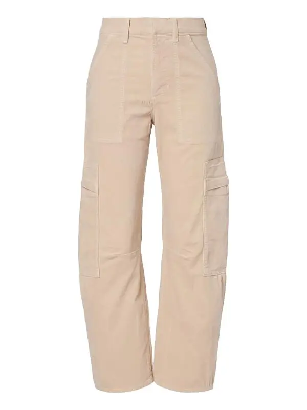 Citizens Of Humanity Marcelle Cotton Corduroy Cargo Pants - Beige
