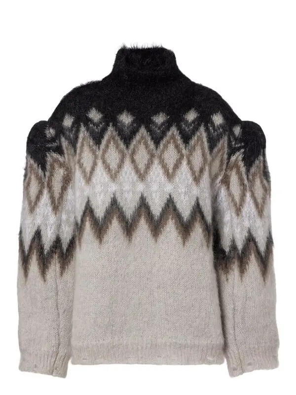 Acne Studios Mohair And Wool-blend Sweater - Grey