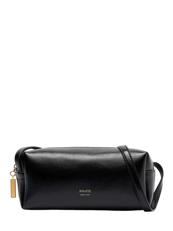Khaite Kye Mini Leather Crossbody Bag - Black