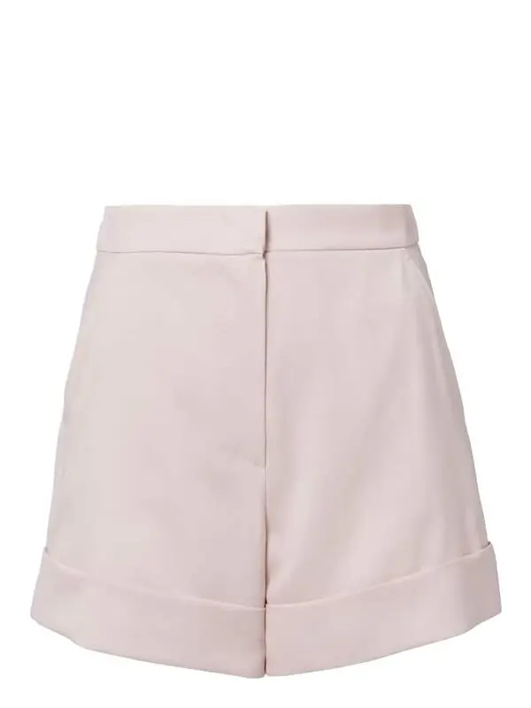 Max Mara Celebre Wool-blend Shorts - Pink
