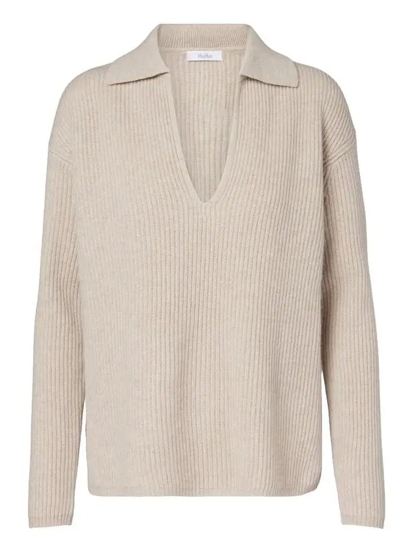 Max Mara Gomma Cashmere Sweater - Beige