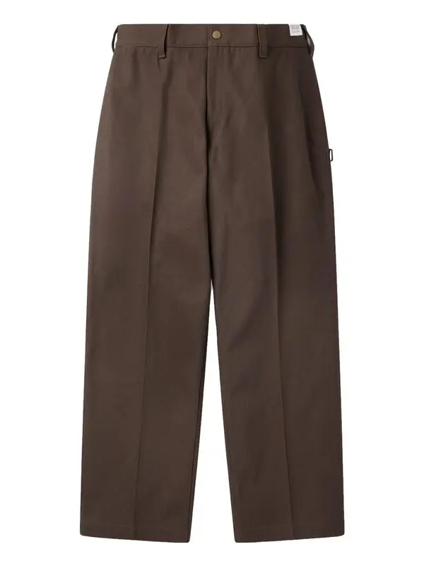 NEIGHBORHOOD Wp Wide-leg Gabardine Trousers - Brown