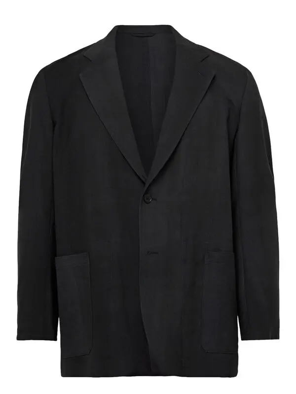 KAPTAIN SUNSHINE Unstructured Wool-twill Suit Jacket - Gray