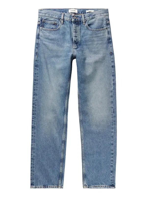 FRAME The Straight Leg Jeans - Blue