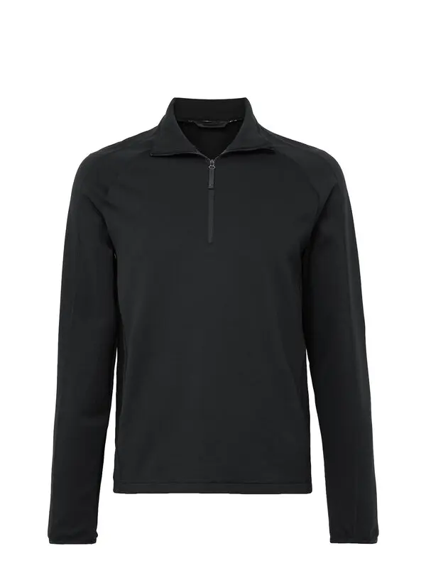 Aztech Mountain Ajax Zip-up Ski Base Layer - Black