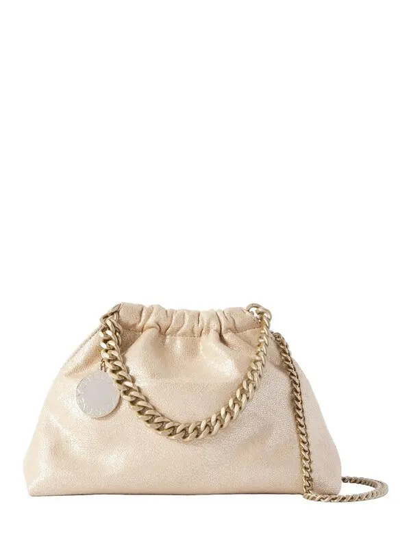 Stella McCartney Falabella Mini Vegan Shoulder Bag - Gold