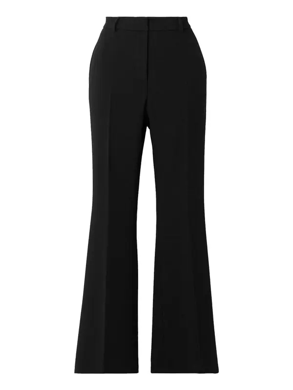 Etro Wool Kick Flare Pants - Black