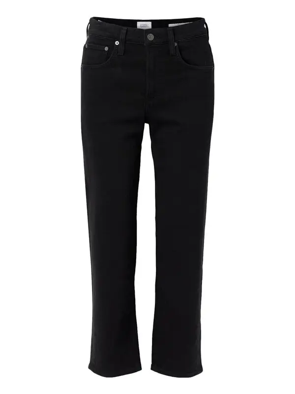 Citizens Of Humanity Delfina High-rise Jeans - Black