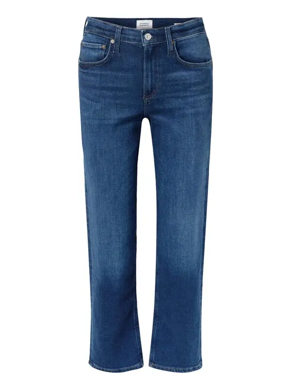Citizens Of Humanity Delfina High-rise Barrel-leg Jeans - Blue