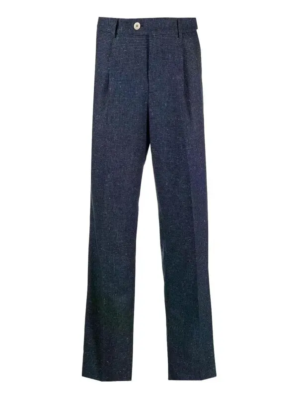 Brunello Cucinelli Dart-detail Tailored Trousers - Blue