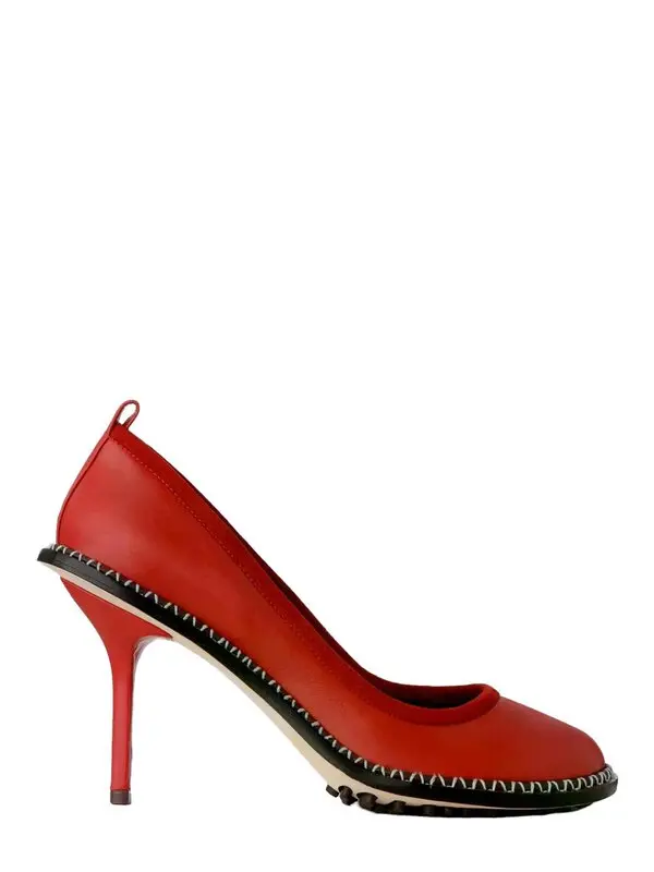 MISCI Suede Santana Heeled Pumps - Red
