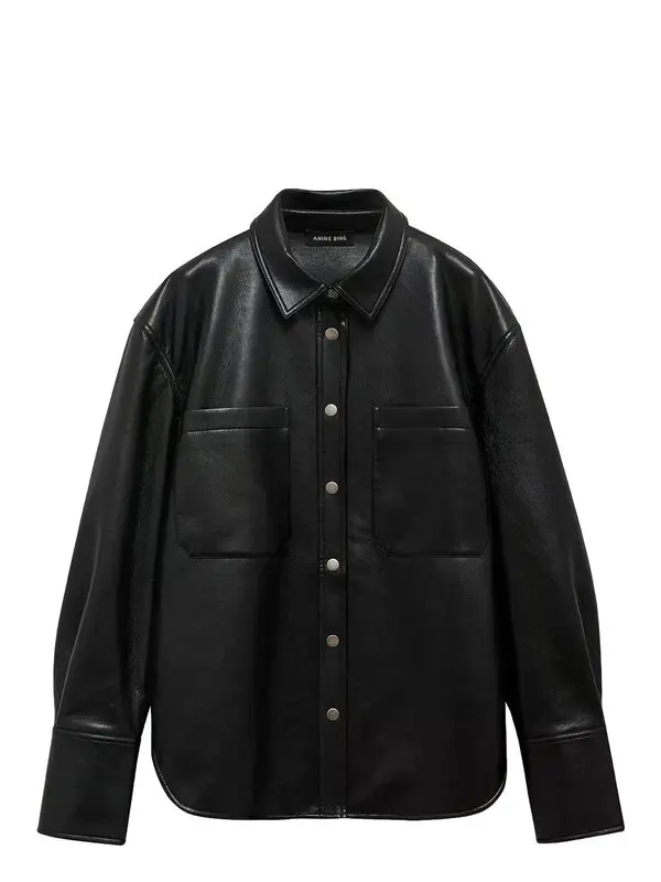 ANINE BING Dante Shirt - Black