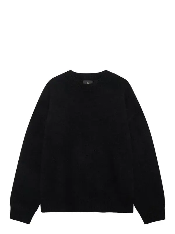 ANINE BING Lee Crew-neck Sweater - Black