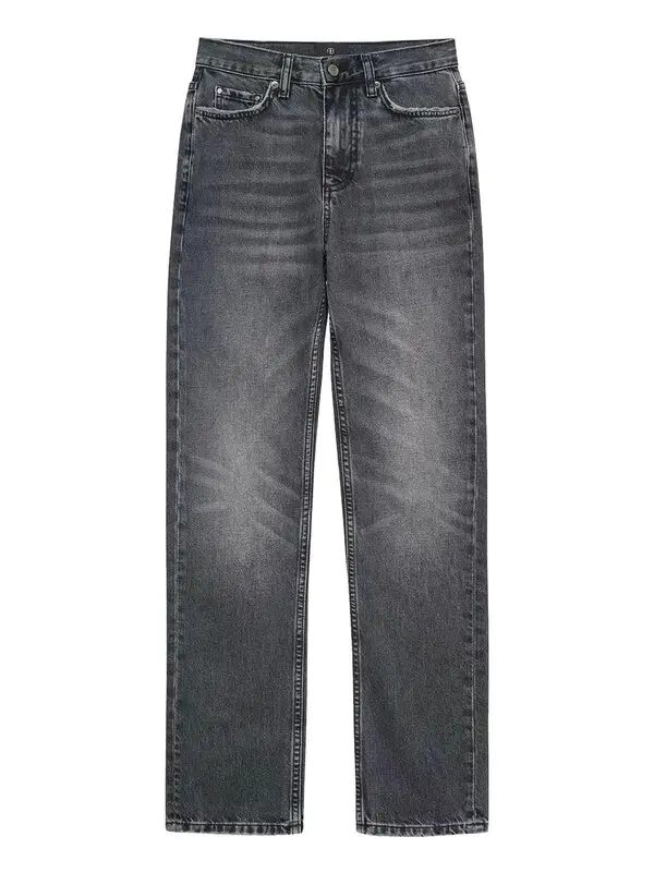 ANINE BING Bruno Straight Leg Jeans - Grey