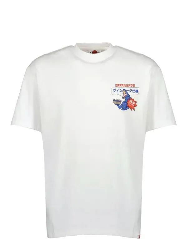 JAPAN RAGS Kajui Graphic-print T-shirt - White