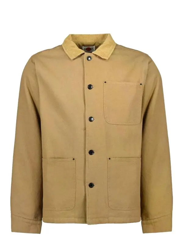 JAPAN RAGS Kyo Buttoned Jacket - Neutrals