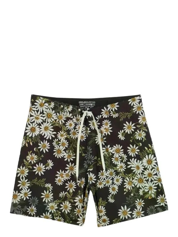 OSKLEN Daisy Night Swim Shorts - Black