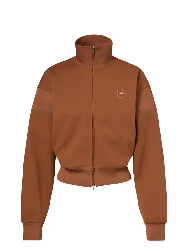 Adidas By Stella McCartney Logo Knitted Sweatshirt - Brown