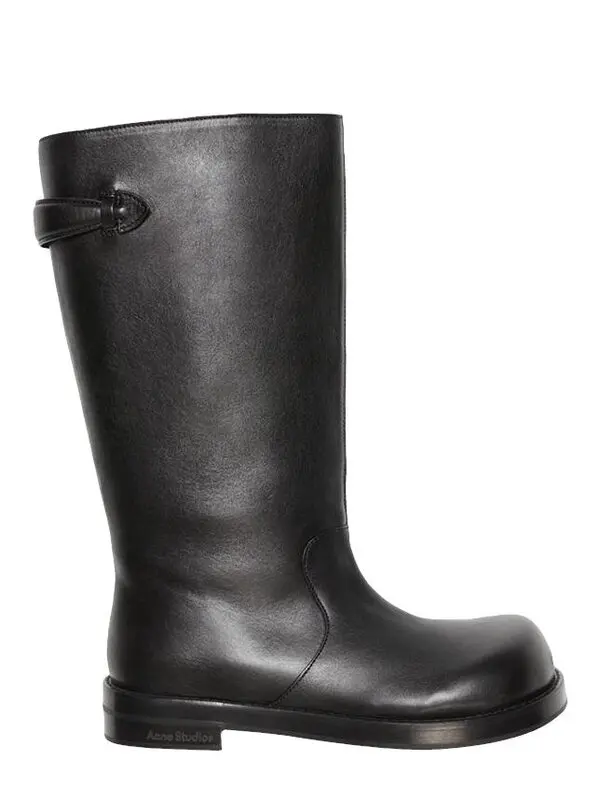 Acne Studios Leather Boot - Black